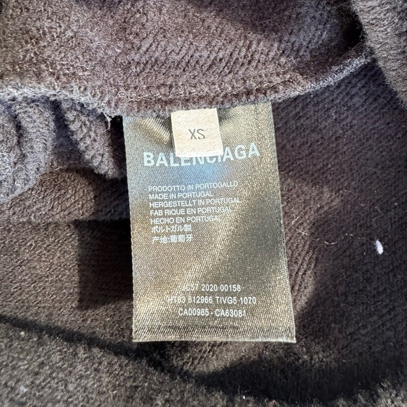 Balenciaga | Shirts | Balenciaga Apple Music Exclusive Hello My Name Is Demna Name Tag Zip Up ...